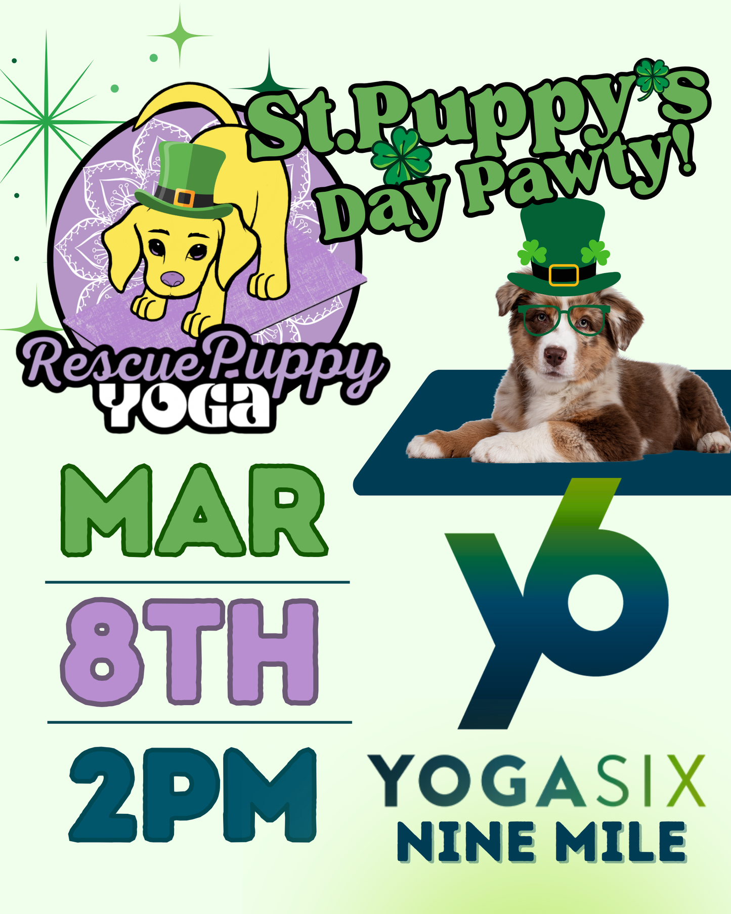 Rescue Puppy Yoga - YogaSix NINE MILE – Prana Puppy Yoga